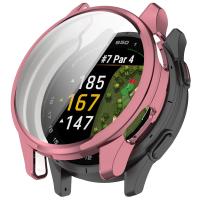 China Eraysun Soft Plating TPU Scratch Resistant Fashion/Luxury Protective Case Cover for Garmin Approach S50 Smart Watch Bumper for sale