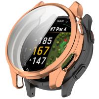 China Eraysun Soft Plating TPU Scratch Resistant Fashion/Luxury Protective Case Cover for Garmin Approach S50 Smart Watch Bumper for sale