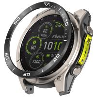 China Eraysun Time Zone Style Metal Bezel for Garmin Fenix 8 43mm 47mm 51mm  Stainless Steel Cover Frame Case Ring for sale