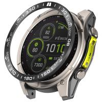China Eraysun Time Zone Style Stainless Steel Bezel for Garmin Tactix 8 51mm 47mm Racing Style Replace Metal Ring Watch Case for sale