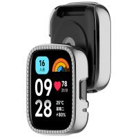 China Eraysun Diamond Encrusted PC Hollow Case for Redmi Watch 3 Lite and 3 Active Watch Case Edition Cover Watches for sale