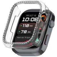 China Eraysun Bling PC Hollow Case Cover for Huawei Watch D2 SmartWatch Diamond Crystal Bumper Protector Shell Accessories Case for sale
