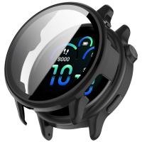 China Eraysun Tempered Glass Case for Garmin VivoActive 6 PC Shell Anti-scratch Screen Protector Watch Cover Cases Accessories for sale