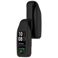 China Eraysun Steel Clip Silicone Case for Huawei Band 10 9 8 NFC Nurses Doctor Watch Clip Protector Soft Anti-lost Buckle Holder for sale