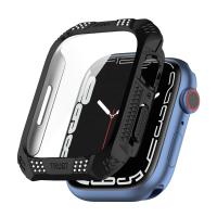 China Diamond Belt Drill + Tempered Film for Apple Watch 7 Screen Protector Bumper Shell Frame for Iwatch 41mm 45mm for sale