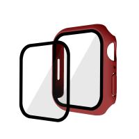 China Eraysun Watch Cover  Glass Protective Cover Film Watch Case for Apple Iwatch 7 41mm 45mm PC Tempered Glass for sale