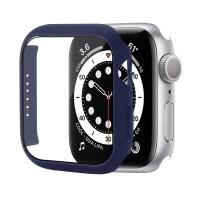 China Best Selling Durable Square PC Tempered Glass Watch Cases for Apple Watch 7/6/5/4/3/2/1 (38-45mm) Button Cover Accessories for sale