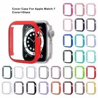 China Best Selling Durable Square PC Tempered Glass Watch Cases for Apple Watch 7/6/5/4/3/2/1 (38-45mm) Button Cover Accessories for sale
