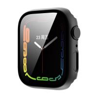 China Hot Selling Electroplated PC Tempered Glass Watch Cases for Apple Iwatch 7 41mm 45mm  Watch Cases Cover for sale