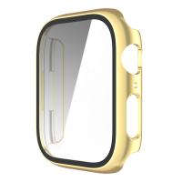 China Hot Selling Electroplated PC Tempered Glass Watch Cases for Apple Iwatch 7 41mm 45mm  Watch Cases Cover for sale