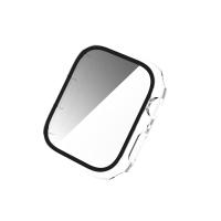 China Hot Selling Electroplated PC Tempered Glass Watch Cases for Apple Iwatch 7 41mm 45mm  Watch Cases Cover for sale