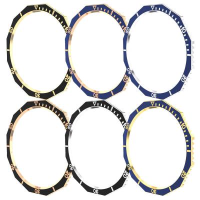 China Eraysun Hot Selling Movement Scale Electroplated Two Colors Watch Bezel Bezel for Samsung Galaxy Watch 6 Classic 43mm 47mm for sale