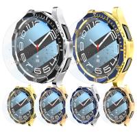 China Eraysun Hot Selling Watch Bezel + Tempered Glass + Electroplated Watch Cover Case for Samsung Watch 6 Classic 43mm and 47mm for sale