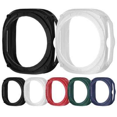 China Eraysun  Hollow Protective Cover Watch Case for Samsung Galaxy Watch 7 47mm Watch Screen Protector Case for sale