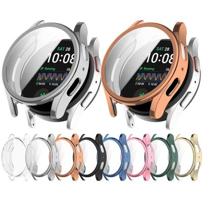 China Eraysun Accessories Soft Rubber TPU Full Cover Case for Samsung Watch 7 40mm 44mm Watch Protector Case for sale