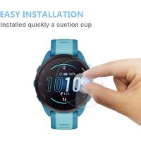 China Eraysun HD Clear Highly Responsive Scratch Resistant Anti-Bubble Protective Cover for Garmin Forerunner 165 Tempered Glass Film for sale