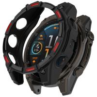 China Bumper Frame Cover Half Wrap Protective Case for Garmin Fenix8 Solar 51mm 47mm Armor Case Anti-scratch Watch Case for sale