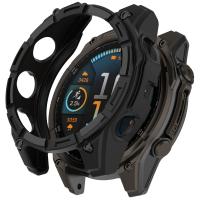 China Bumper Frame Cover Half Wrap Protective Case for Garmin Fenix8 Solar 51mm 47mm Armor Case Anti-scratch Watch Case for sale