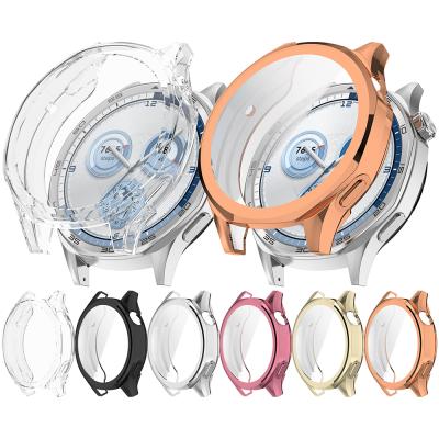 China Eraysun for Huawei Watch GT5 46MM Full Cover TPU Case Tempered Glass Film Protective Case Coverage Case Protector for sale
