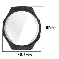 China Eraysun Screen Protector Accessories Smart Watch Case Cover for Huawei Watch GT5 Pro 46MM Full Cover TPU Case for sale