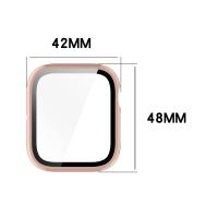 China Eraysun Tempered Glass+PC Case Cover for Honor Watch 5 Full Coverage Screen Waterproof Protective Watch Case for sale