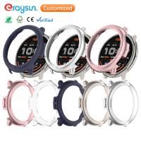China Eraysun New PC Hollow Protective Case Bumper Anti-Scratch Watch Cover Hard Screen Frame Amazfit Active 2 Smart Watch Cases China for sale