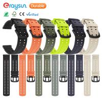 China Eraysun Custom 22mm Sport Silicone Wristband for Polar Vantage M3 Band Rubber Breathable Replaceable Waterproof Strap for sale