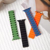 China Eraysun Silicone Magnetic Watch Band Ultra 2 I Watch 7/8/9/10 Rubber Replacement Bracelet 42/44/45/49mm for Apple Watch Strap for sale
