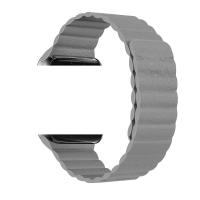 China Leather Magnetic Watch Strap Ultra 2 I Watch 7/8/9/10/11 Vintage Genuine Bracelet 42/44/45/49mm for Apple Watch Bands for sale