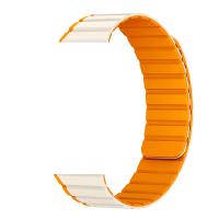 China Eraysun Silicone Magnetic Watch Bands Sport Two Colors 42/44/45/49mm I Watch 8/9/10 Custom Rubber Ultra 2 for Apple Watch Strap for sale