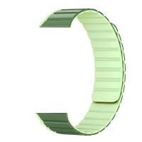 China Eraysun Silicone Magnetic Watch Bands Sport Two Colors 42/44/45/49mm I Watch 8/9/10 Custom Rubber Ultra 2 for Apple Watch Strap for sale