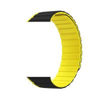 China Eraysun Silicone Magnetic Watch Bands Sport Two Colors 42/44/45/49mm I Watch 8/9/10 Custom Rubber Ultra 2 for Apple Watch Strap for sale