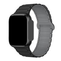 China Eraysun Silicone Magnetic Watch Bands 42/44/45/49mm Ultra 2 Adjustable Sport Bracelet I Watch 6/7/8/9/10 for Apple Watch Strap for sale