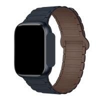 China Eraysun Silicone Magnetic Watch Bands 42/44/45/49mm Ultra 2 Adjustable Sport Bracelet I Watch 6/7/8/9/10 for Apple Watch Strap for sale