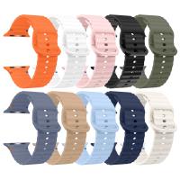 China Eraysun Adjustable Soft Rubber Watch Straps 42/44/45/49mm Breathable Replaceable Sport Waterproof Smartwatch Band for sale