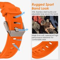 China Eraysun New Sport Classic Silicone Strap for Appl Ultra 2 Metal Connector Watch Band 42 44 45 49mm Rubber I Watch Bands 8/9/10 for sale