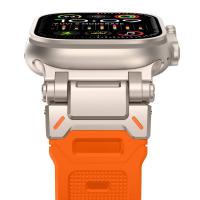China Eraysun New Sport Classic Silicone Strap for Appl Ultra 2 Metal Connector Watch Band 42 44 45 49mm Rubber I Watch Bands 8/9/10 for sale