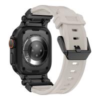 China Eraysun New Sport Classic Silicone Strap for Appl Ultra 2 Metal Connector Watch Band 42 44 45 49mm Rubber I Watch Bands 8/9/10 for sale