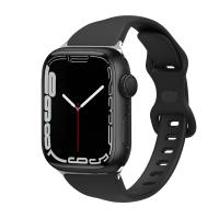 China High Quality Silicone Watch Bands Sport Strap for Apple Watch 7 6 5 4 3 2 1 38mm 40mm 42mm 44mm Rubber Watch Strap for sale