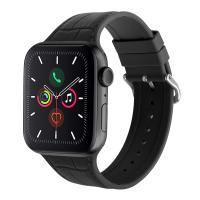 China Compatible With Apple Watch Bands  for Men Women Sport Silicone Bamboo Business  Pattern Sweatproof Wristband for sale