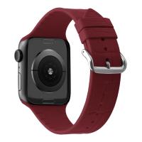 China Compatible With Apple Watch Bands  for Men Women Sport Silicone Bamboo Business  Pattern Sweatproof Wristband for sale