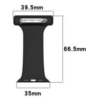 China New Nurse Watch Pin Bracelet for Apple Watch Band 38mm 42mm 44mm 40mm Silicone Band for Iwatch S8 Accessories for sale