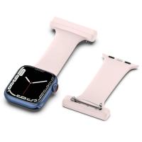 China New Nurse Watch Pin Bracelet for Apple Watch Band 38mm 42mm 44mm 40mm Silicone Band for Iwatch S8 Accessories for sale