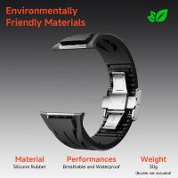 China Eraysun Silicone Ultra 2 Watch Strap Luxury Adjustable Breathable Sport 42/44/45/49mm I Watch Straps 10/9/8 for Apple Watch Band for sale