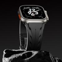 China Eraysun Silicone Ultra 2 Watch Strap Luxury Adjustable Breathable Sport 42/44/45/49mm I Watch Straps 10/9/8 for Apple Watch Band for sale