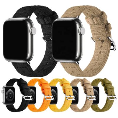 China Eraysun Luxury I Watch Straps Trail Loop Nylon Adjustable Bands Ultra 42/44/45/49mm Fabric Sport Elastic for Apple Watch Band for sale