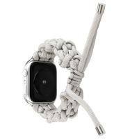 China Outdoor Sports Woven Nylon Rope Bracelet Strap for Apple Watch Band 38mm 42mm 40mm 44mm for IWatch 5 4 3 2 1 Wrist Band for sale
