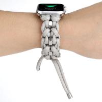 China Outdoor Sports Woven Nylon Rope Bracelet Strap for Apple Watch Band 38mm 42mm 40mm 44mm for IWatch 5 4 3 2 1 Wrist Band for sale