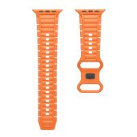 China HNBR Silicone Strap Custom for Apple Watch Straps Ultra 3 2  Sport Breathable  42/44/45/49mm Rubber Men for Apple Watch Bands for sale