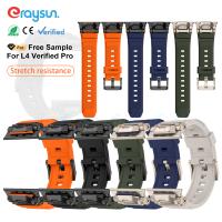 China Eraysun Luxury Sport Rubber Wrist Watch Strap I Watch10/9/8 Ultra 2 42/44/45/49mm Silicone Adjustable Soft for Apple Watch Band for sale